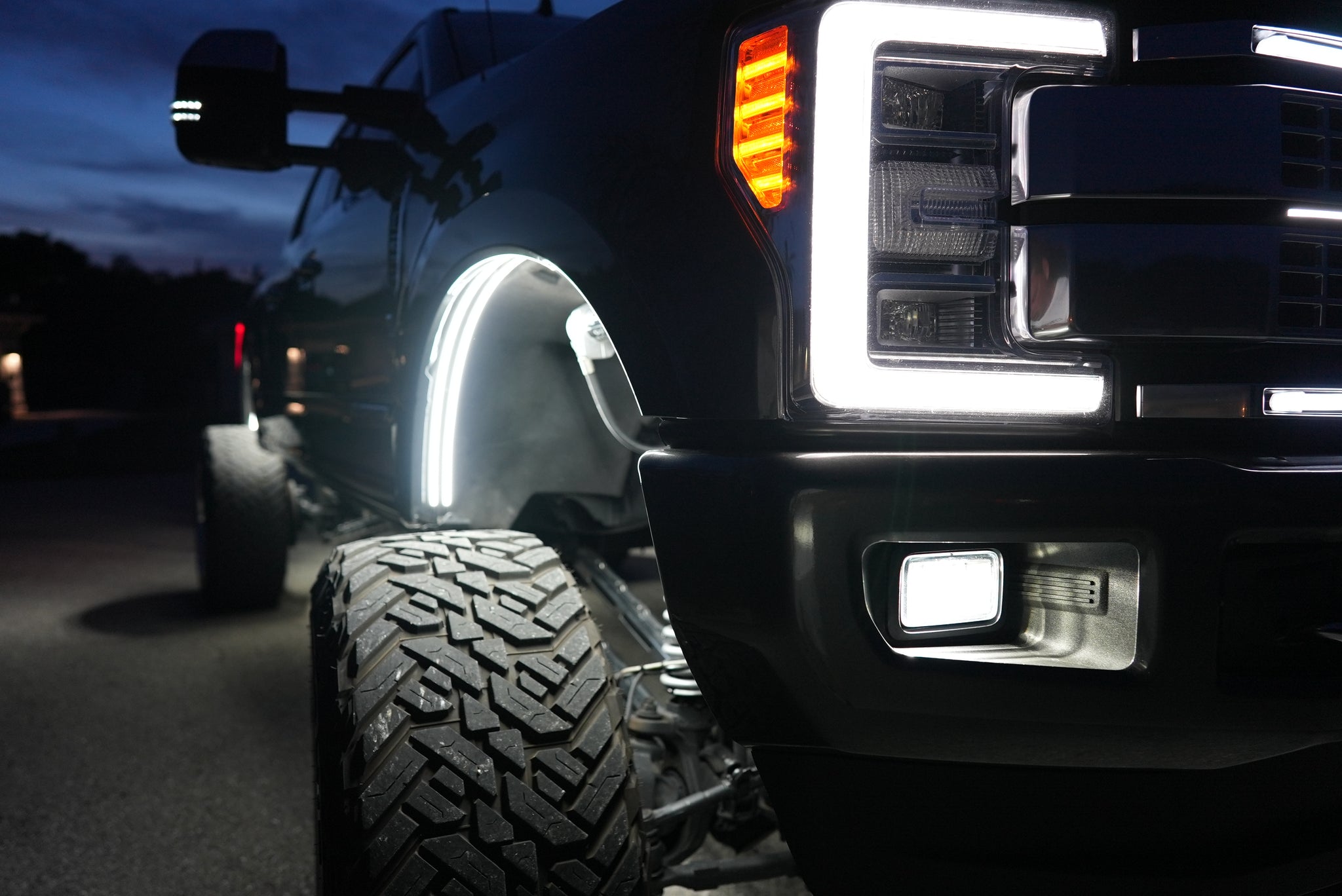 Fender-Well “Ghost” LED Light Kit – 4-Piece, Fits U.S. Full-Size Truck ...