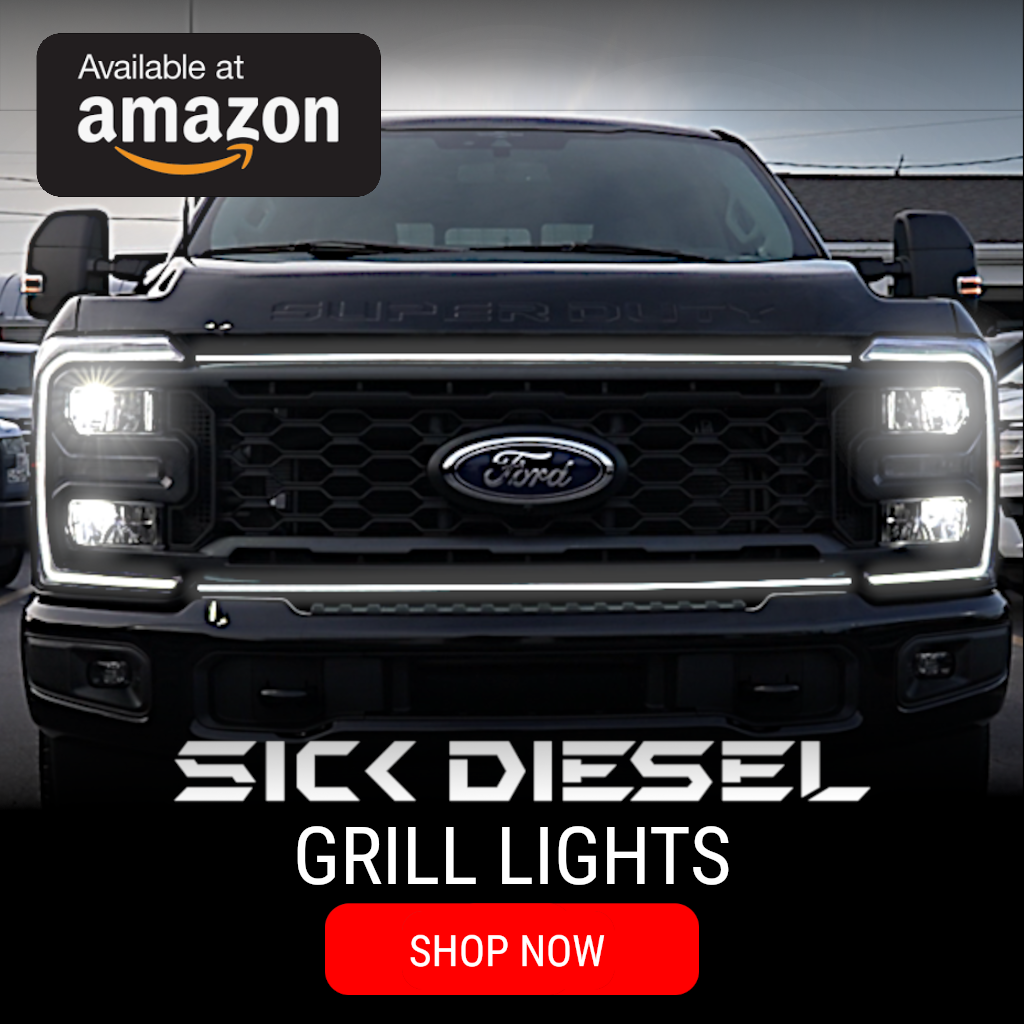 Custom LED Grille Lights for Ford, GMC, and RAM Pick-ups | Sick Diesel ...