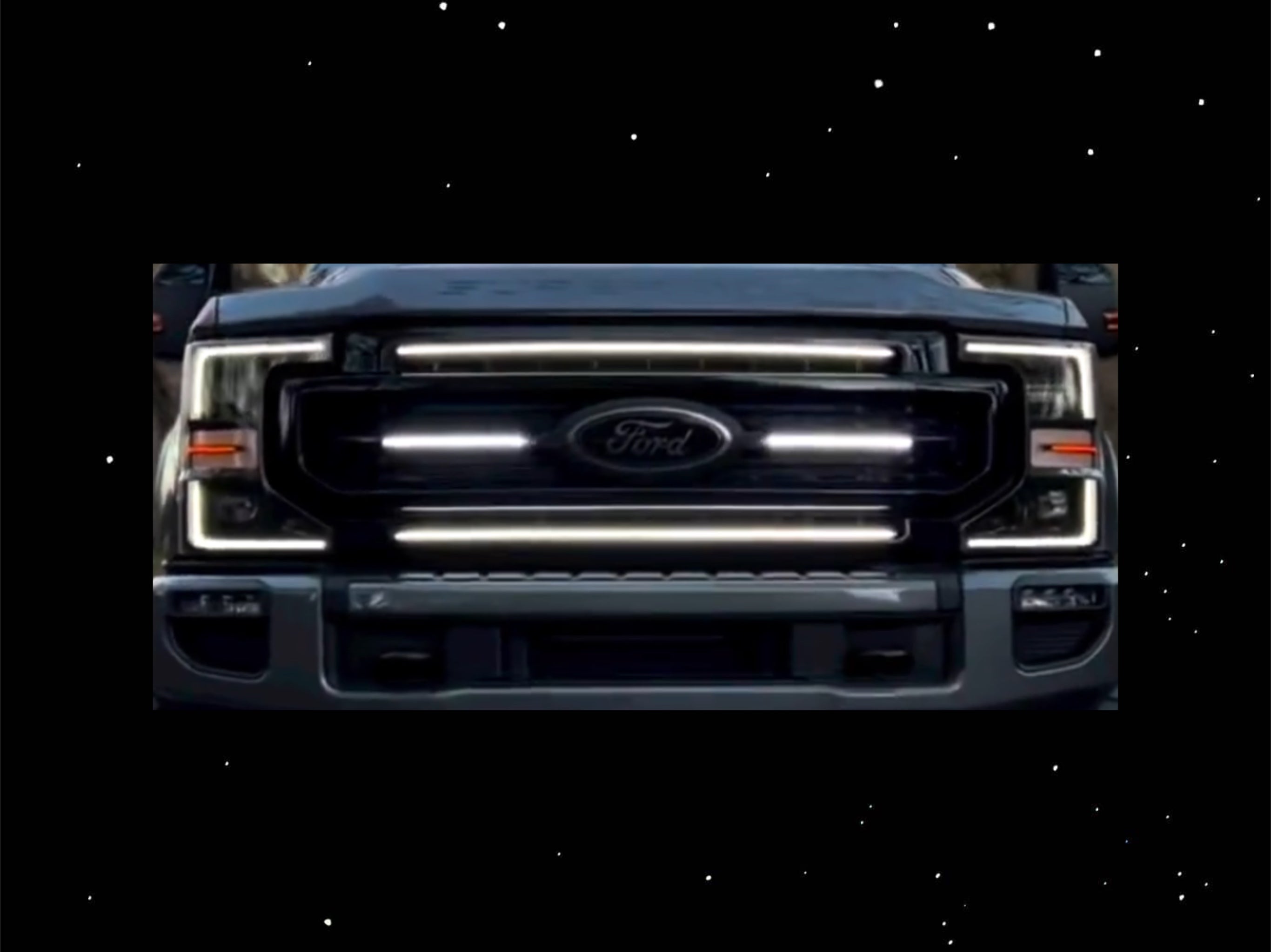 2020-2022 Ford F-250/F-350/F-450/F-550 Center LED Grille Light Kit – S ...